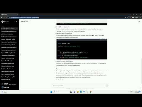 Failing to open an Excel file with Python
