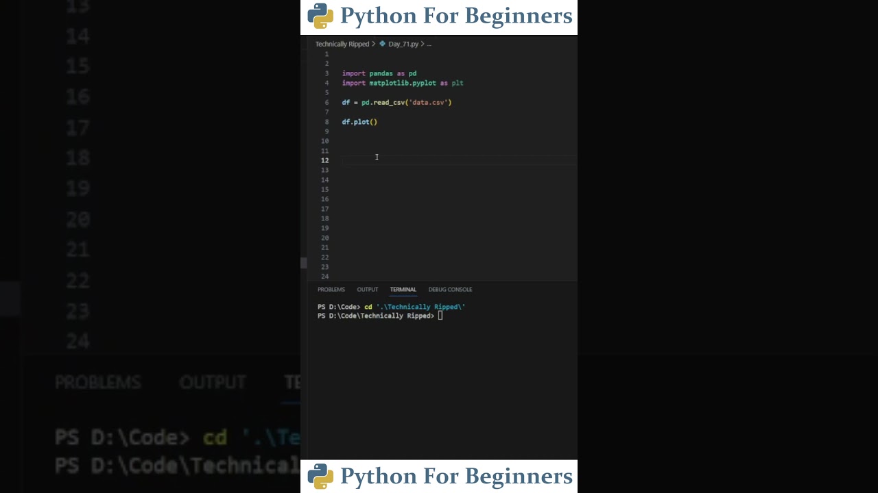 How To Plot Pandas Dataframe Using Matplotlib | Python For Beginners