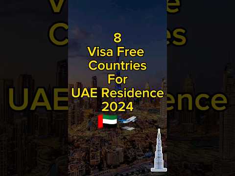 Visa Free Countries for UAE Residence 2024 #shorts #tourism