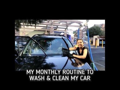My Monthly Routine To Wash & Clean My Car ❤