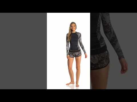 Hurley Women's One & Only Koko Long Sleeve Rashguard | SwimOutlet.com