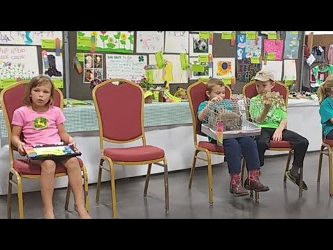 2017 Lancaster County Super Fair - 4-H Clover Kids Show & Tell Part 1