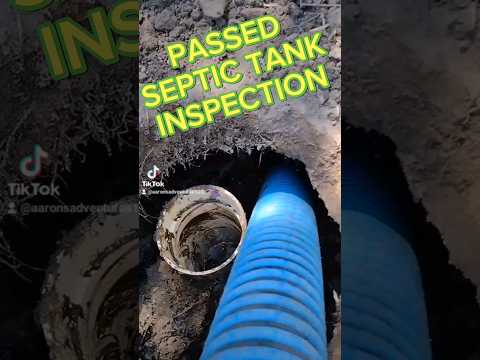 Passed Septic Tank Inspection #shorts #septic #septictanks #septictankpumping