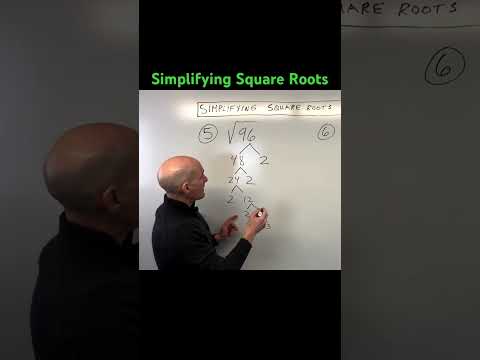 Square Roots Simplifying (Factor Tree)