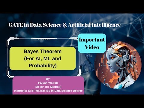 Bayes Theorem Video Lecture - Crash Course for GATE Data Science and ...