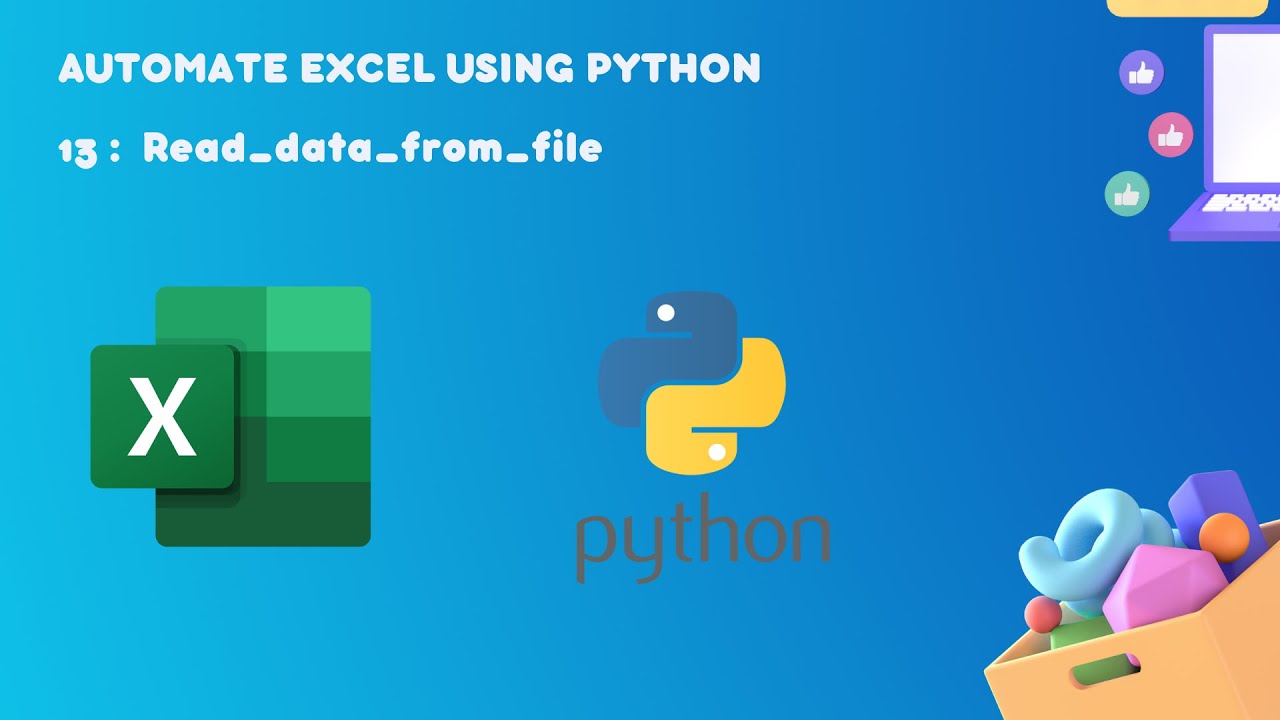 Read data from the Excel file Using Python : Excel Automation using Python.
