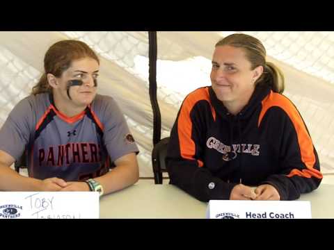 Comments by Greenville Head Coach Tracy Cromer and Greenville Player Anaya Tobiason