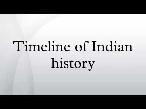 Timeline of Indian history