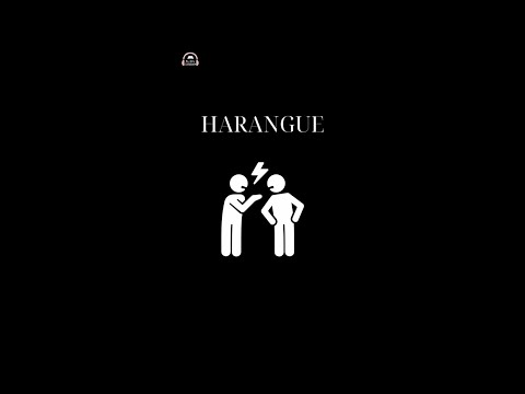 Another word for VERBAL ATTACK| HARANGUE #shorts