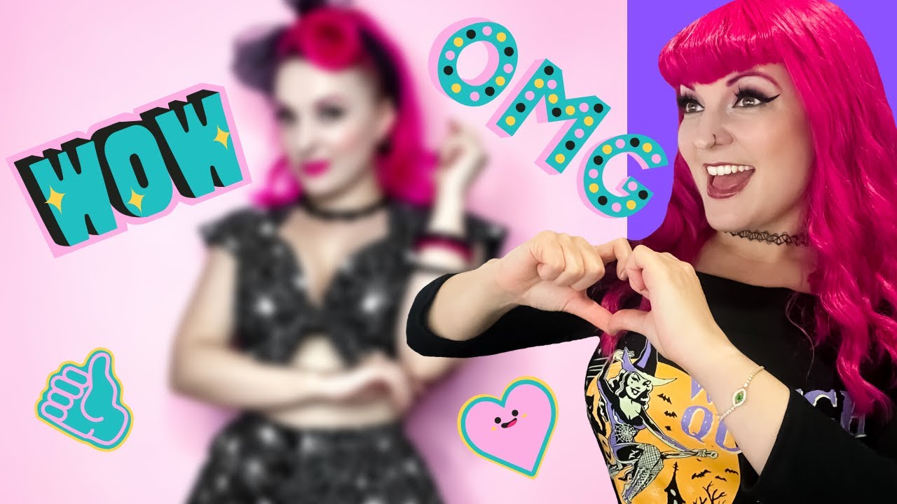 Goth Pin Up Outfit Try On 👀