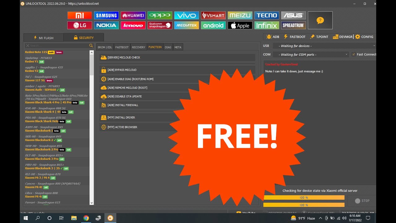 Unlock Tool Free Login Lifetime Working