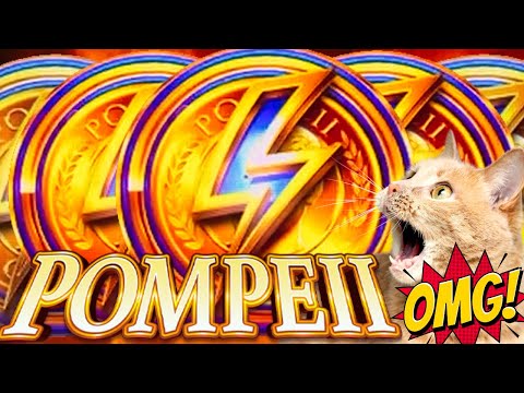 5 POMPEII BONUS COIN SYMBOLS TRIGGER! WONDER 4 GOLD Slot Machine (ARISTOCRAT GAMING)