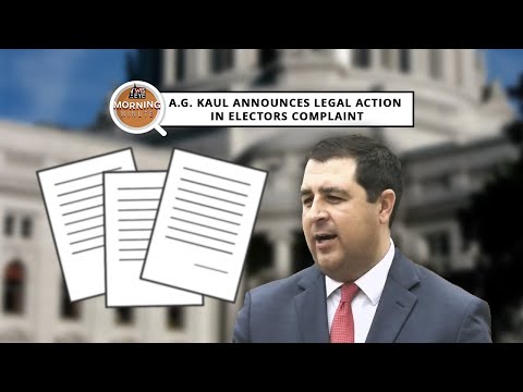 WisEye Morning Minute: A.G. Kaul Files Felony Forgery Charges