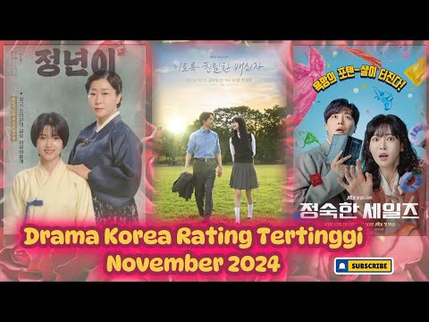 Inilah Gaes! Drama Korea Rating Tertinggi November 2024, Kamu ingin nonton yang mana?