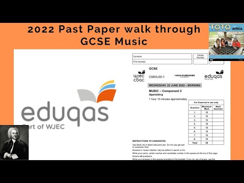 Eduqas GCSE Music Exam Paper Walk Through