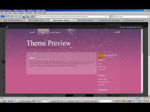 WordPress Tutorial - How to Change Install & Activate a New Theme