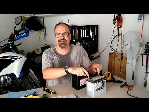 [4] Yuasa YTX14BS Motorcycle Battery Unboxing & Activation for BMW F700GS