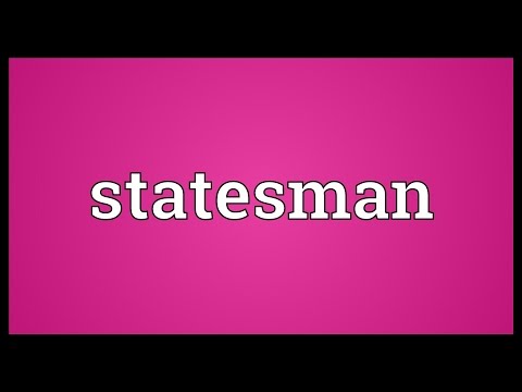 Statesman Meaning