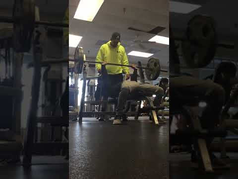 Weighing 140lbs BENCHING 225lbs 10 TIMES!
