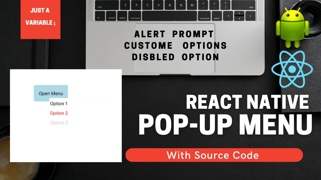 React Native Pop Up Menu || Just a Variable;