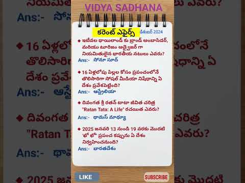 Current affairs 2024 Dec