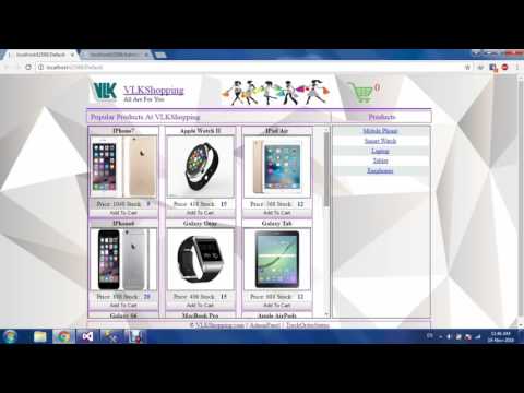 Online Shopping Cart Project E-commerce Using ASP.NET