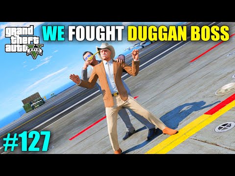 WE FOUGHT DUGGAN BOSS || gta 5 127 || gta 5 #127 #technogamerz #gta5127 #Shorts
