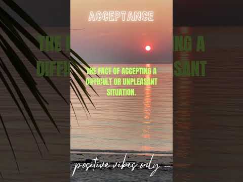 ACCEPTANCE MEANING - WHAT IS ACCEPTANCE?