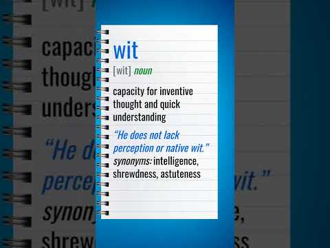 WIT (C1 Advanced) Learn English Vocabulary