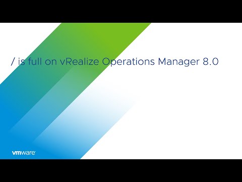 KB 76154 / is full on vRealize Operations Manager 8.0