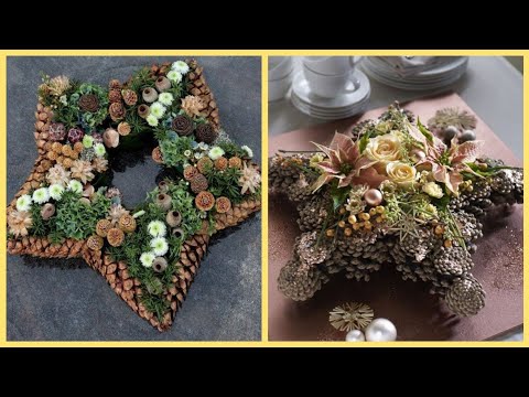 top 70 pinecone craft for Christmas day||amazing pinecone decor ideas