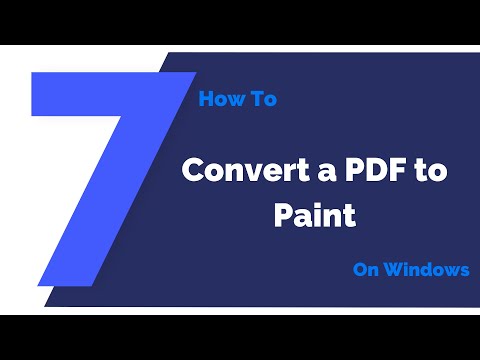 How to Convert a PDF to Paint on Windows | PDFelement 7