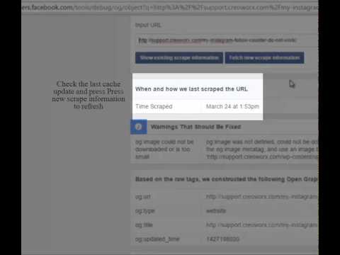 Facebook Debugger Tool