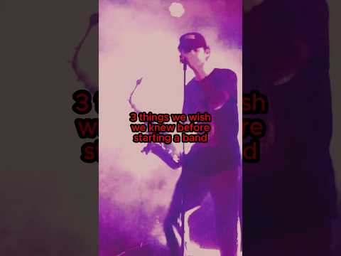 3 things we wish we knew before starting a band… #band #musician #guitarist #singer #funny #bands