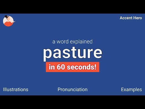 PASTURE - Meaning and Pronunciation