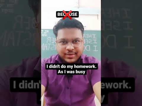 What the words we should use instead of Because। As। Since। Due to। Basic to Advance English....