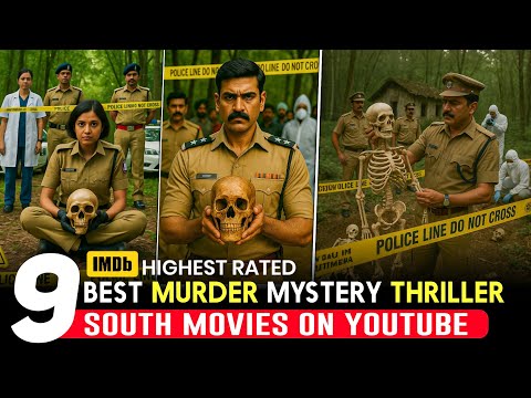 Top 9 South Indian Crime Suspense Thriller Movies in Hindi On YouTube | Murder Mystery Movies Hindi