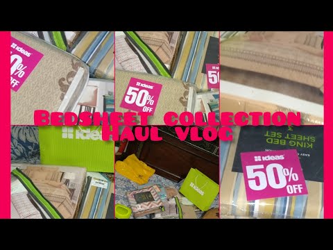My 🛏️ 🛏️ bedsheet collection💝ideas by Gul Ahmed bedsheets/50%offer/sale 2021/haul ❤️