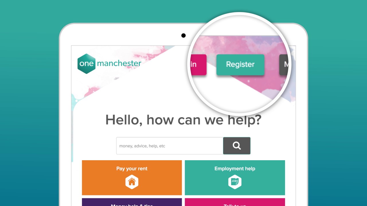Register for online services explainer
