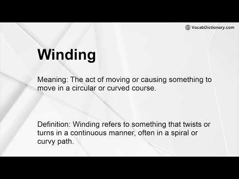 Winding Meaning