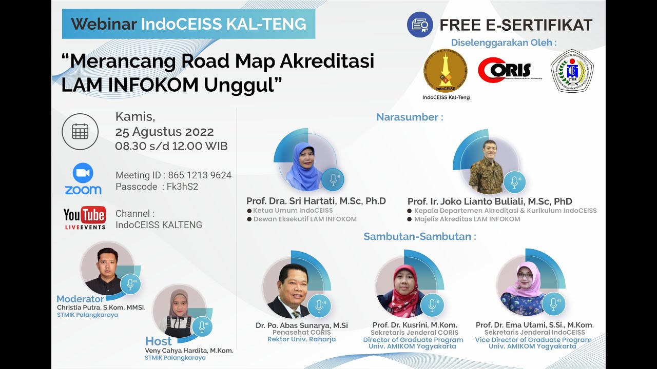 300 Peserta Antusias Ikuti Webinar Merancang Road Map Akreditasi LAM ...