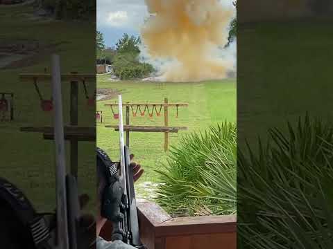 15 LBs of Tannerite in Mexico. Not for the faint of heart. #shorts #270win #tannerite