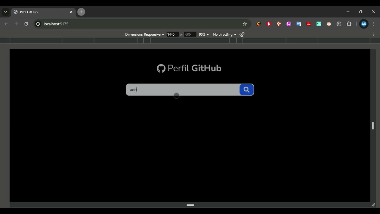 GitHub Profile Finder App with React & Tailwind CSS!