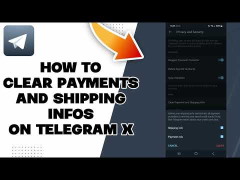 How To Clear Payments And Shipping Infos On Telegram X 2025