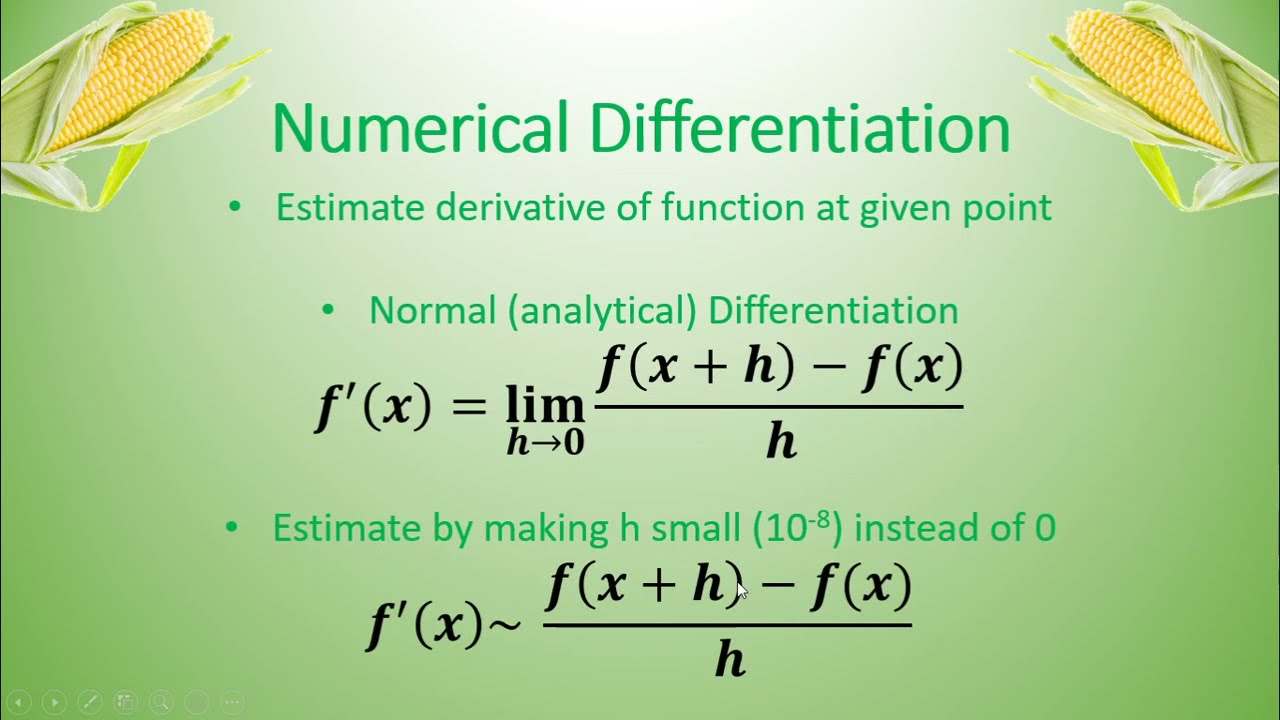 Numerical Differentiation & Code Explained in 2 Minutes | Learn Numerical Analysis with Python