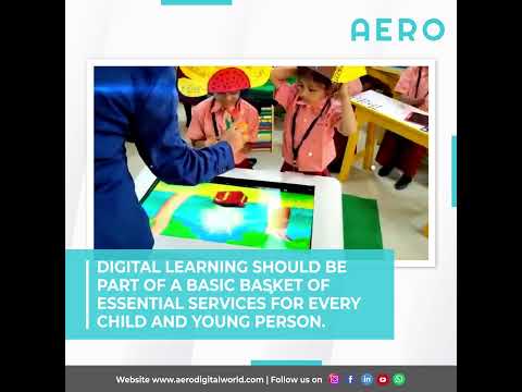 Digital Learning of Kids | smart education for children | #touchtable for school