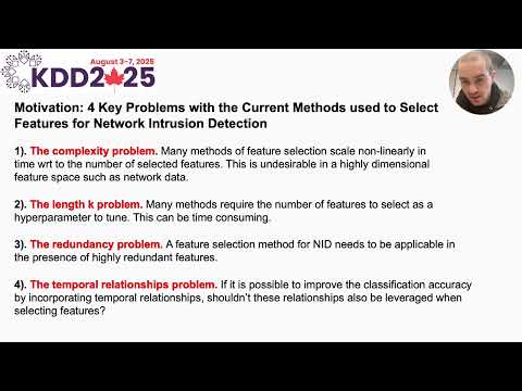 KDD 2025 - Feature Selection for Network Intrusion Detection