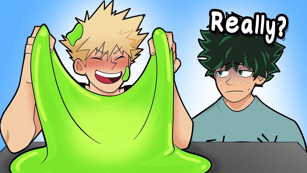 Bakugo Makes SLIME and He LOVES IT