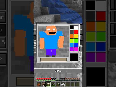 Minecraft But Anything I Draw I Get #minecraft #shorts #funny