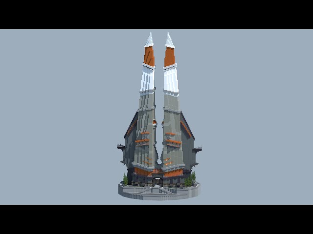 FUTURISTIC TOWER | download Minecraft Map